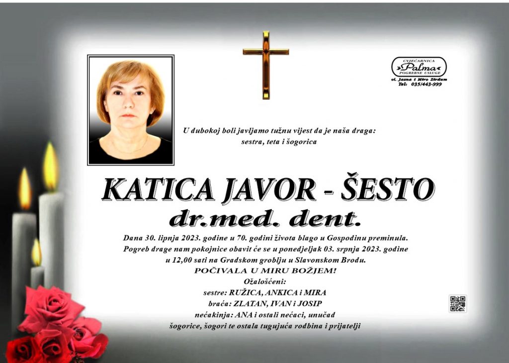 KATICA JAVOR-ŠESTO (1953.) – Palma