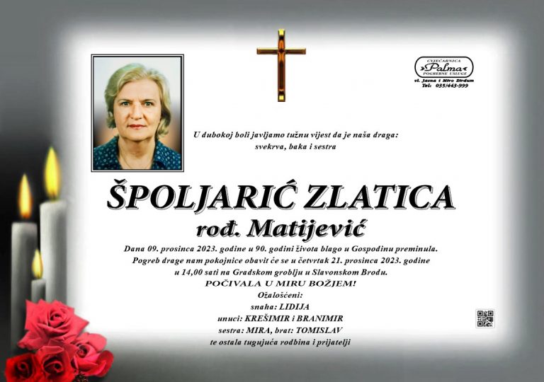 ŠPOLJARIĆ ZLATICA (1933.) – Palma