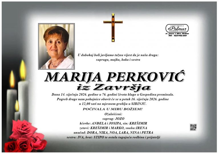PERKOVIĆ MARIJA (1950.) – Palma
